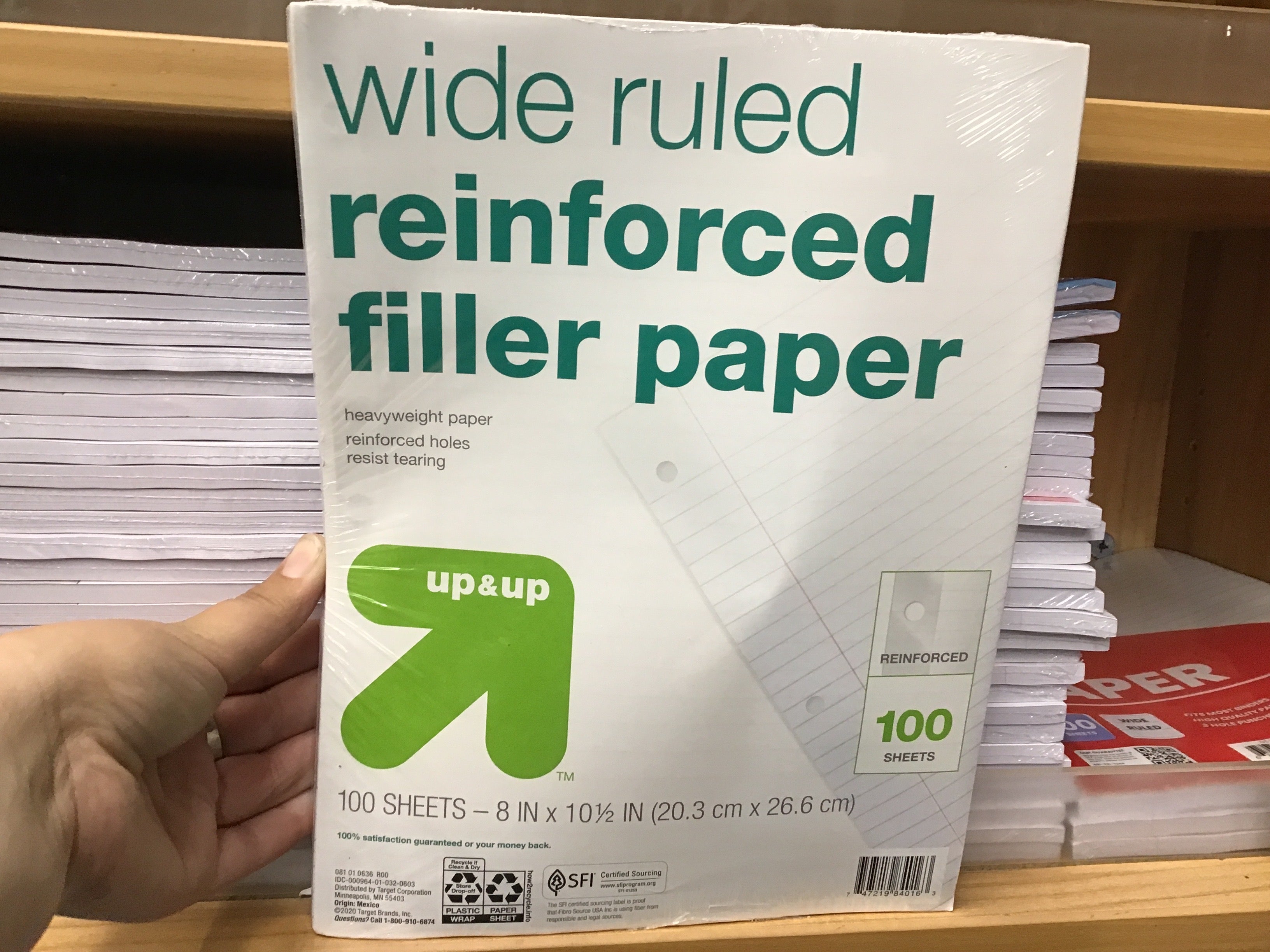 WR reinforced looseleaf paper 100 sheets – The Supplies Box